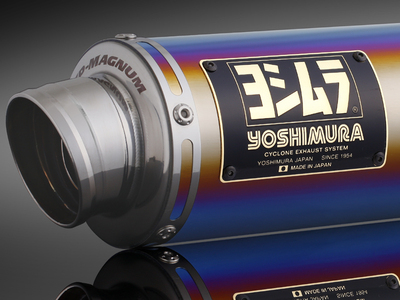 日本 YOSHIMURA 适用HONDA本田 CC110 钛合金烧蓝全段排气管 吉村