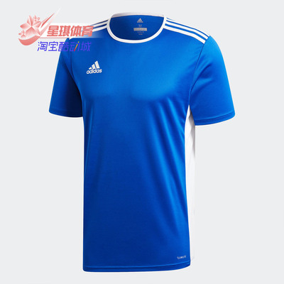 Adidas夏季男子圆领透气跑步T恤