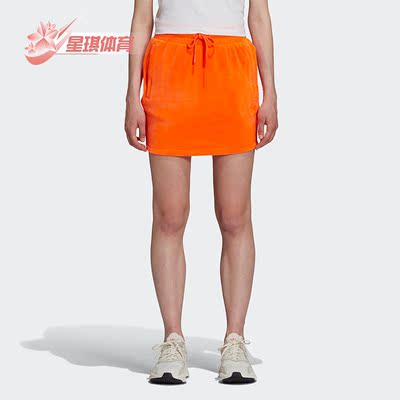 阿迪休闲三叶草女子半身裙