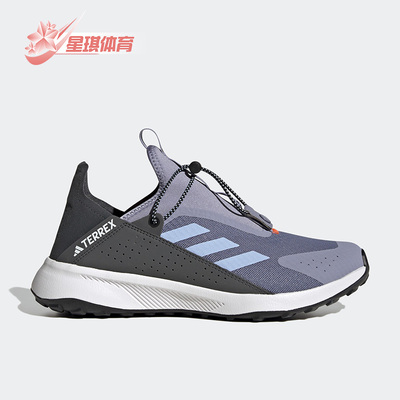男女户外徒步登山鞋阿迪达斯正品