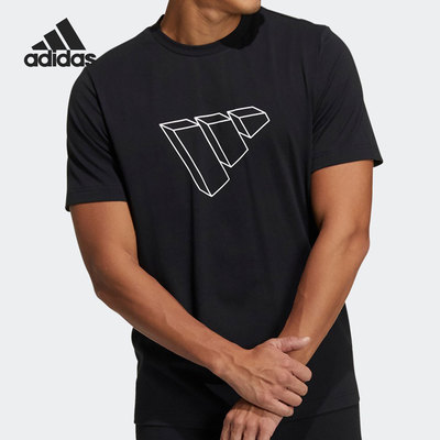 Adidas/阿迪达斯正品 新款男子夏季运动型格短袖T恤GP0965