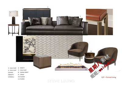 f2梁志天港式奢华设计概念方案效果图软装方案别墅样板房