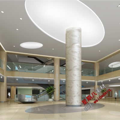 c74 北京某医院CAD施工图纸效果图概念方案大型医院室内设计素材