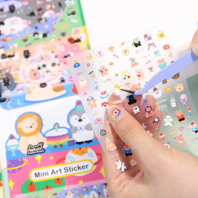 Nekoni可爱卡通mini贴纸镜头贴