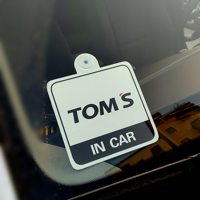 TOM'S改装汽车车窗玻璃车内饰贴