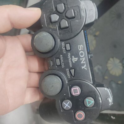 索尼PS2原装手柄 DualShock 2 黑色 有线款 功--议价商品