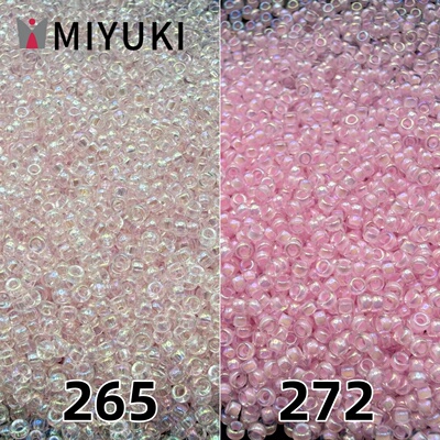 日本进口MIYUKI御幸粉色米珠DIY