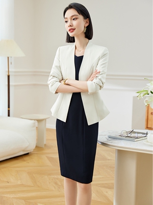 西装外套女秋季教师职业套装气质干练小西服主持人正装高端工作服