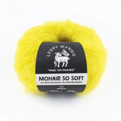 Loopy Mango Mohair So Soft 进口马海毛粗线 手工毛线 毛衣线