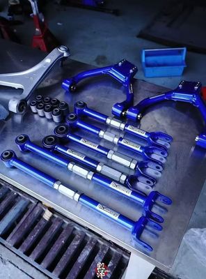 台湾哈瑞斯HARDRACE后倾角拉杆束角前摆臂防倾杆适配日产GTR R35