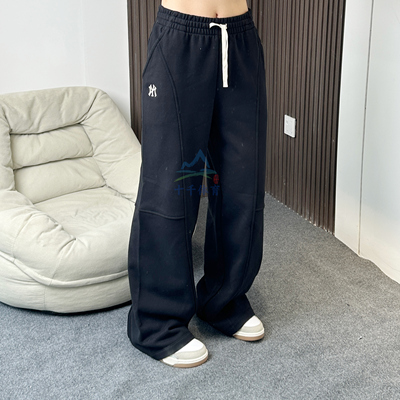 MLB女长裤NY小标刺绣针织运动裤