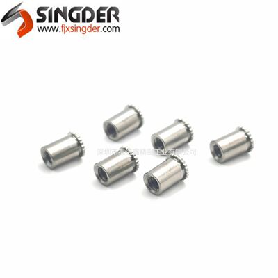 304不锈钢花齿螺柱DSOS-M3-6.35/7DSOS-440-250/275