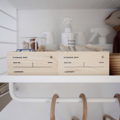 pata收纳盒松木桌面柜子无涂层