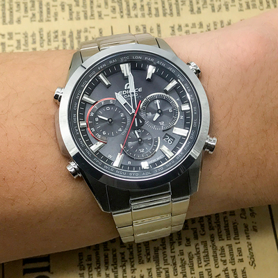 卡西欧手表EQW-T650D-1A/630YDB/YD/A2100/A2000太阳能电波男腕表