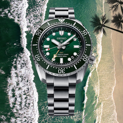 精工户外潜水机械男士腕表