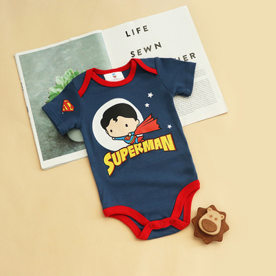 夏季宝宝衣服婴儿连体衣新生儿包屁衣儿童爬服0-24个月三角哈衣