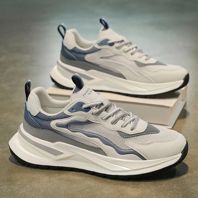 脚王KFT男鞋2025新款板鞋时尚运动鞋网布鞋男款潮鞋透气男士休闲