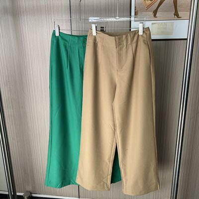 8374品牌撤柜剪标时尚女装新款西装裤宽松休闲裤