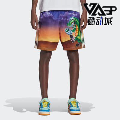 Adidas/阿迪达斯正品三叶草Kerwin Frost男子舒适运动短裤 H66312