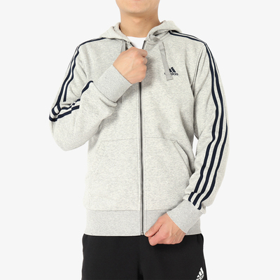 Adidas/阿迪达斯正品 春秋新款运动服连帽休闲针织夹克S98788
