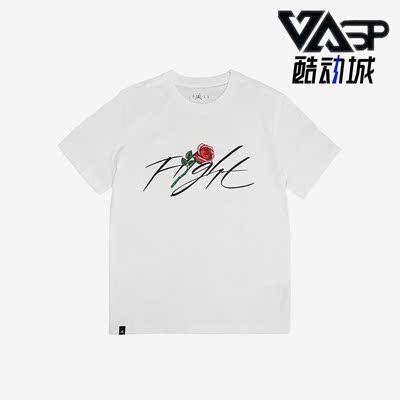 Nike/耐克正品Air Jordan男子运动印花运动休闲短袖T恤DQ7391-100