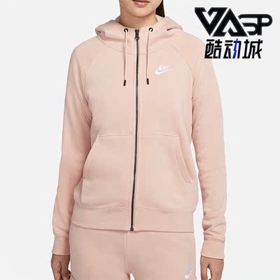 女连帽休闲跑步夹克外套nike