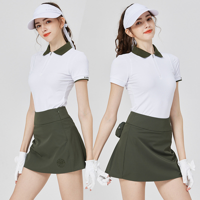 BG高尔夫女装短袖POLO衫透气速干