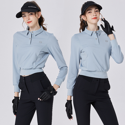 BG高尔夫女装长袖球衣速干透气