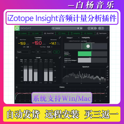 iZotope Insight v2.5.0响度标准化音频洞察2计量分析插件Win/Mac