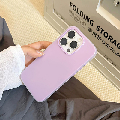 纯色果冻二合一FIND X9/X8S适用OPPO Reno15/14/13/11手机壳9/10磨砂12PRO简约A93S硅胶A57防摔A6软壳A58女款