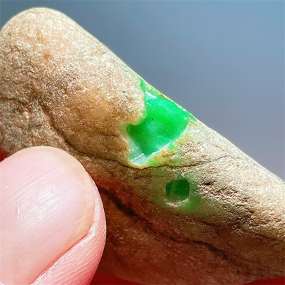 精品缅甸天然翡翠原石色料