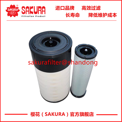 A9992适配徐工挖机215D 270 305D 470D空气滤芯800155718 P627763