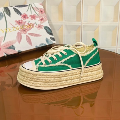 3281/5CM帆布断码撤柜清仓处理低帮休闲防滑百搭厚底透气帆布鞋夏