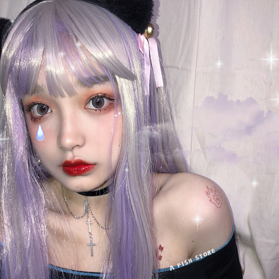 测试推荐lolita高温丝可爱假发