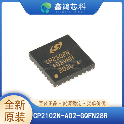 原装正品CP2102N-A02-GQFN28R