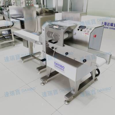 lDRB-180切熟肉机切牛腩牛肚 烧鸡烧鹅腿切块机 卤牛腱肉切薄片机