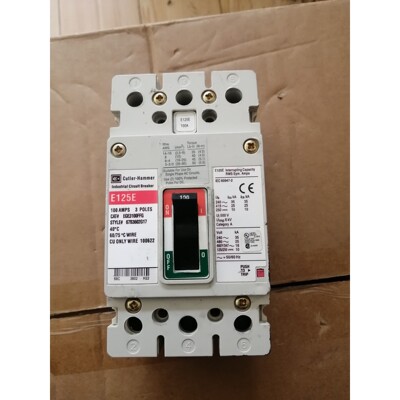 CutlerHammer/卡特拉汉莫断路器E125E  1 备件/咨询