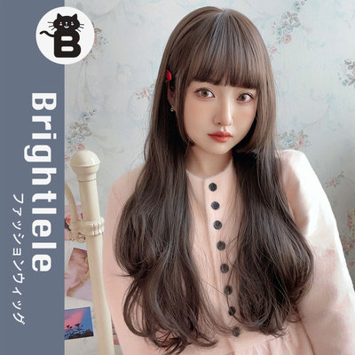brightlele日系甜美齐刘海可爱