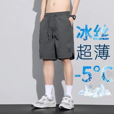 源头厂家2025夏季新款短裤男士宽松透气沙滩裤运动外穿休闲