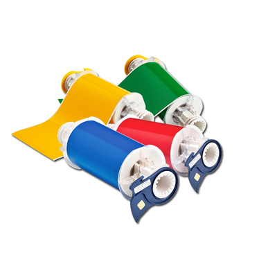 13601 （5A601）6英寸BBP85 贝迪BRADY PowerMark 标签红色聚苯乙烯胶户外管道标识标签B85-150X15-595-YL