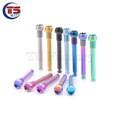 TG钛工厂 钛合金碟刹来令片插销+卡扣系列  TC4 不生锈