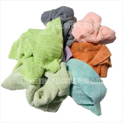 云鹿珊瑚绒重复利用吸水抹布亲肤