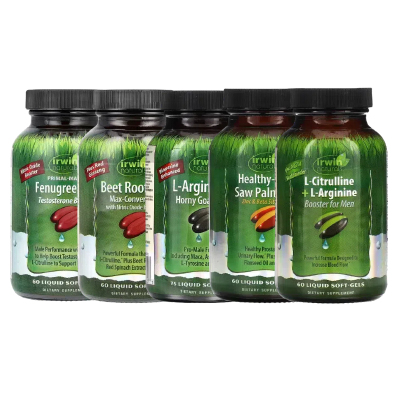 Irwin Naturals男Beet性士L-精氨酸Root瓜氨酸Fenugreek淫羊藿RED