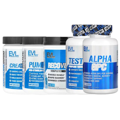 EVLution Nutrition甘油磷酸胆碱α-GPC泵Testmode促进剂Pumpmode