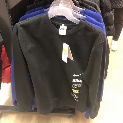 耐克男子圆领运动套头衫卫衣