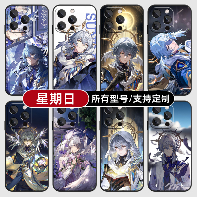 星期日崩坏星穹铁道适用苹果16pro手机壳15plus14promax13E玻12mini璃11SE硅胶2MAX来图XR7P8max定制XS全包6S