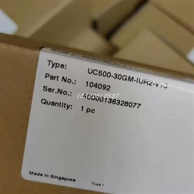 UC500-30GM-IUR2-V15(PEPPERL+FUCHS)超音波感测器 104092