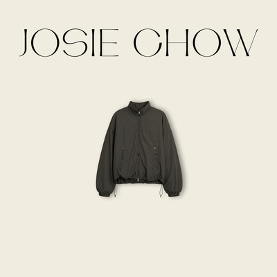 JOSIE CHOW【高级抽绳外套】气质抽绳宽松时尚夹克外套JC652189