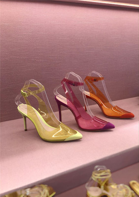 SCHUTZ专柜正品代购透明高跟鞋