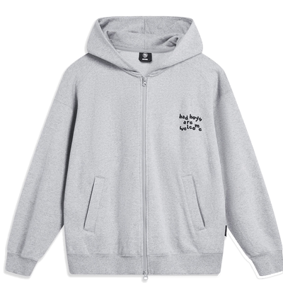 李宁卫衣男秋冬季篮球系列时尚宽松休闲开衫连帽卫衣AWDT869-B品